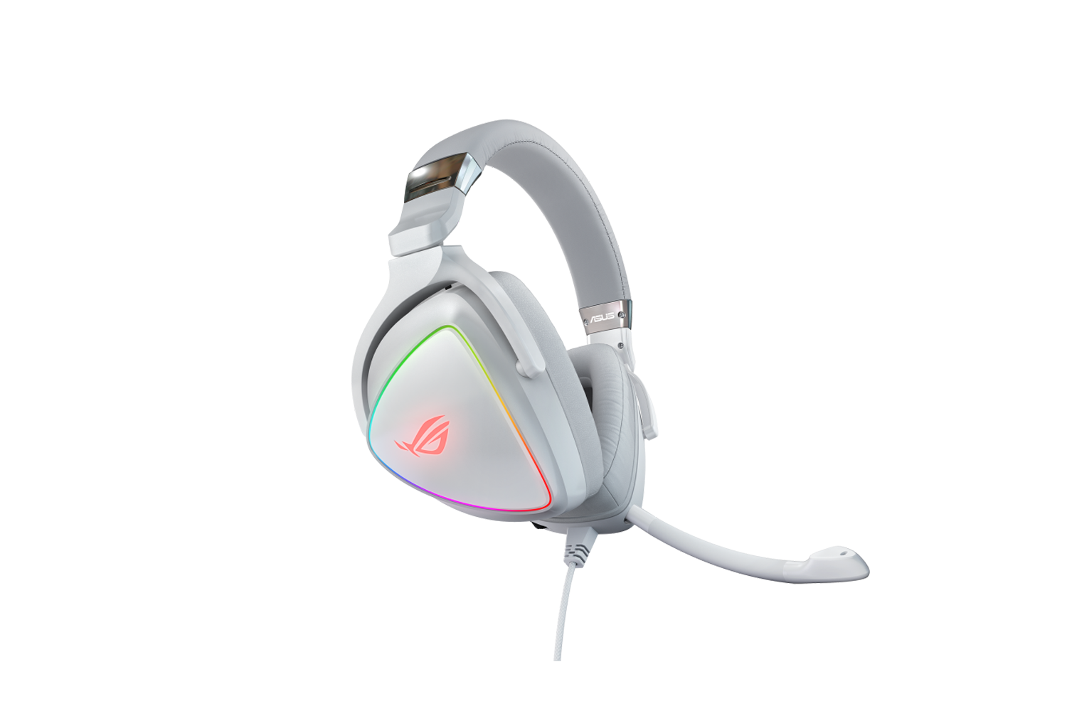 هدست گیمینگ ایسوس Rog Strix Delta White Edition 71 Virtual رهام پی سی